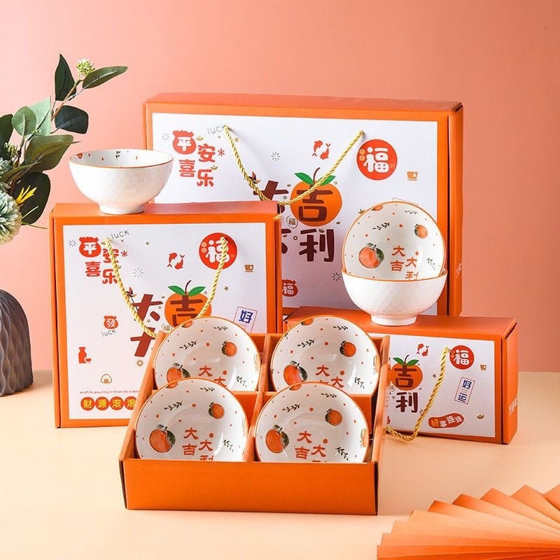 2024 DA JI DA LI Ceramic Bowl Gift Set Chinese New Year Lunar New Year ...