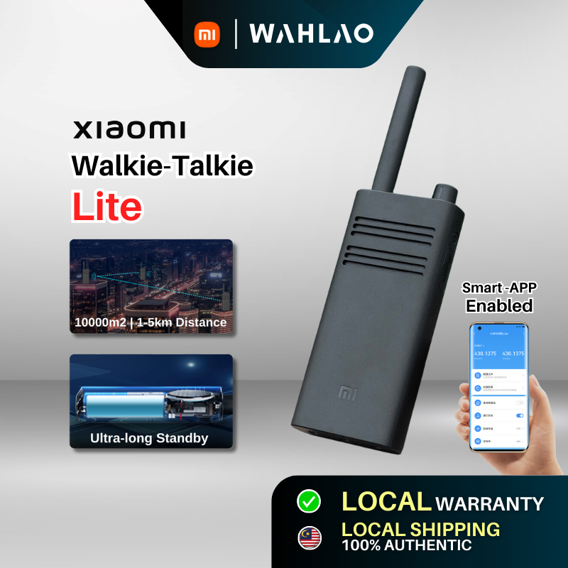 Xiaomi Mi Walkie-Talkie Lite Smart Multi Frequency App Control 5 days ...