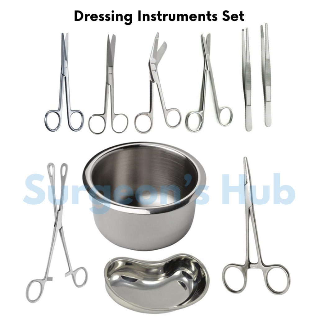 Medical Use Stainless Steel Surgical Dressing Set Suture Kit, Scissors ...