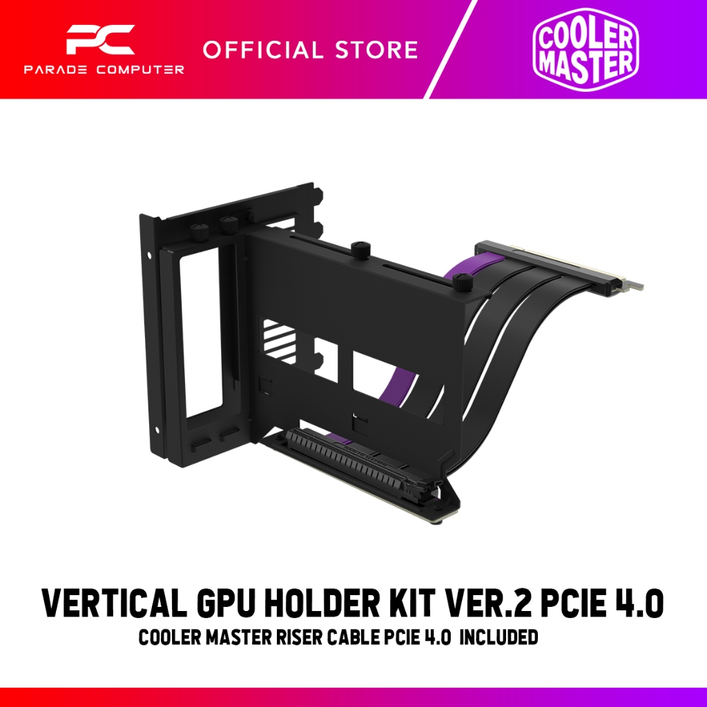 Cooler Master Vertical GPU Holder Kit V2 (PCIE 4.0) #Vertical Graphic ...