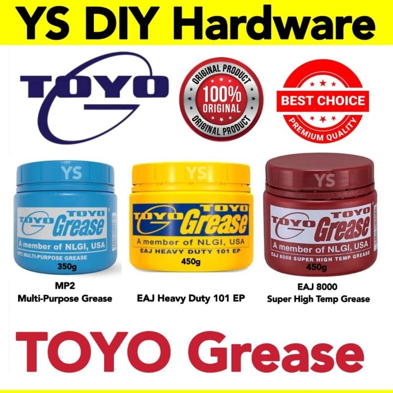 [100% ORIGINAL] TOYO HEAVY DUTY HIGH PRESSURE GREASE (EAJ101/EAJ8000 ...