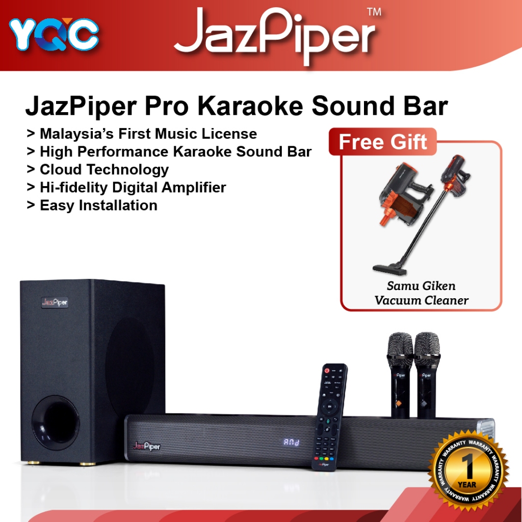 [Free IPTV] JazPiper Pro / JazzPiper Plus Karaoke Sound Bar All-in-One Family KTV Amplifier ...