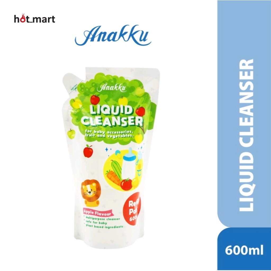 Anakku Liquid Cleanser 600ml Refill Pack Apple Flavour Sabun Pencuci ...