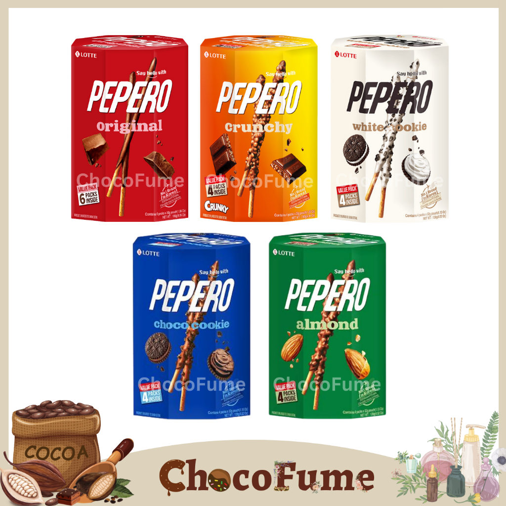 Lotte Pepero Value Packs Hexagon Box 128g ~ 180g | Shopee Malaysia