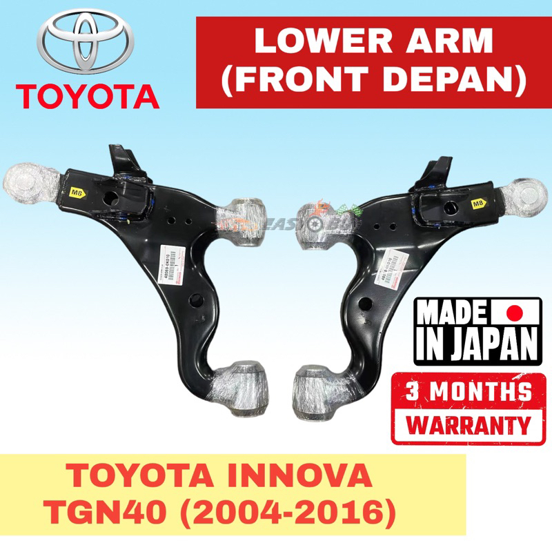 ORIGINAL JAPAN TOYOTA LOWER ARM (FRONT DEPAN) - TOYOTA INNOVA OLD TGN40 ...
