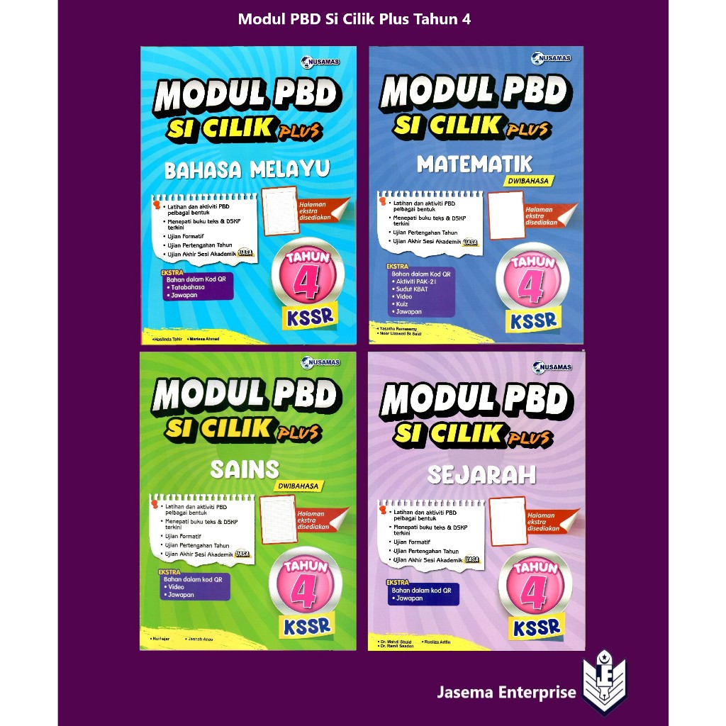 Modul PBD Si Cilik Plus Tahun 4 Bahasa Melayu | Matematik | Sains | Sejarah | Shopee Malaysia