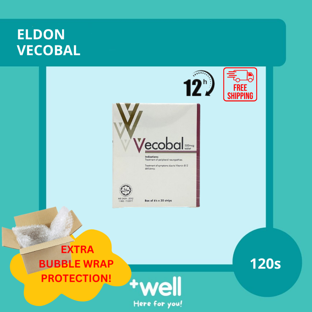 ELDON VECOBAL 500MCG TABLET 120'S/2X120'S | Shopee Malaysia