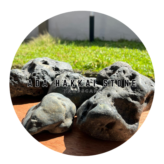 [Hardscape] ADA Hakkai Stone Premium Dark Rock Inert Imported Aquarium ...