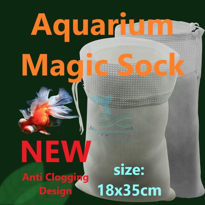 Aquarium Magic Filter Sock New Over Flow Design Drip Box Top Filter Sum ...