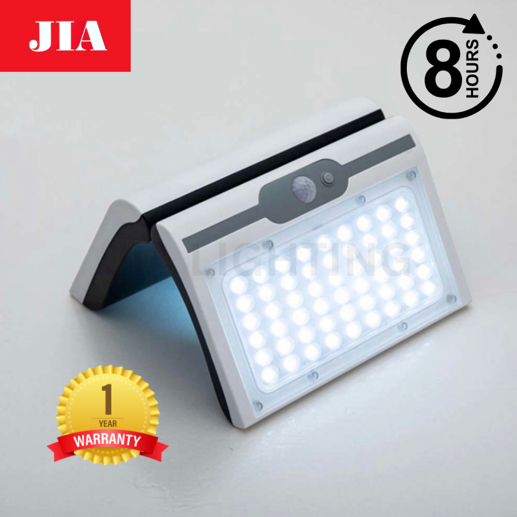 JIA Solar Light 60W - Auto Human Sensor - 8 Hour Time ( 23cm x 12cm ...