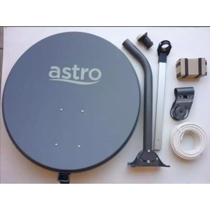 100% ORIGINAL FULLSET SATELLITE ASTRO DISH ODU 65cm OUTDOOR UNIT ...