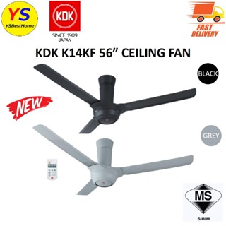 KDK 56" REMOTE CONTROL Ceiling Fan K14KF-GY / K14KF-BK / K14X2-PBR ...