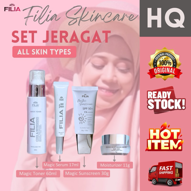 SET JERAGAT - FILIA SKINCARE 🔥HOT ITEM🔥 READY STOCK 🎁 FREE GIFT PARUT ...