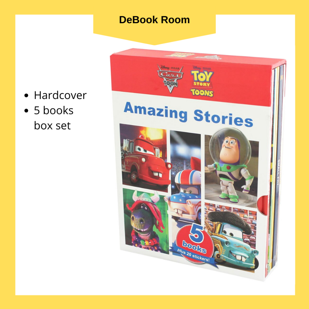 Disney Pixar Toons Amazing Stories 5 Books Box Set | Shopee Malaysia