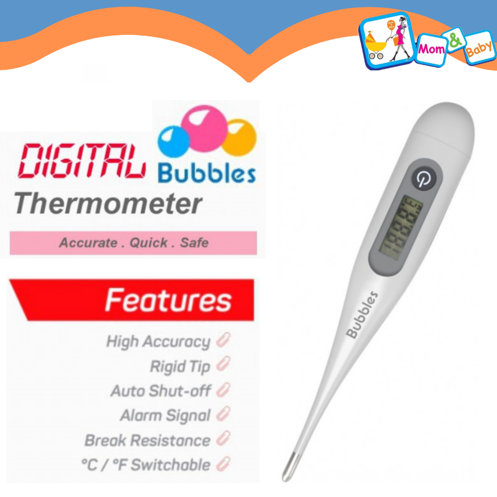 Bubbles Digital Thermometer (MDA Registered) | Shopee Malaysia