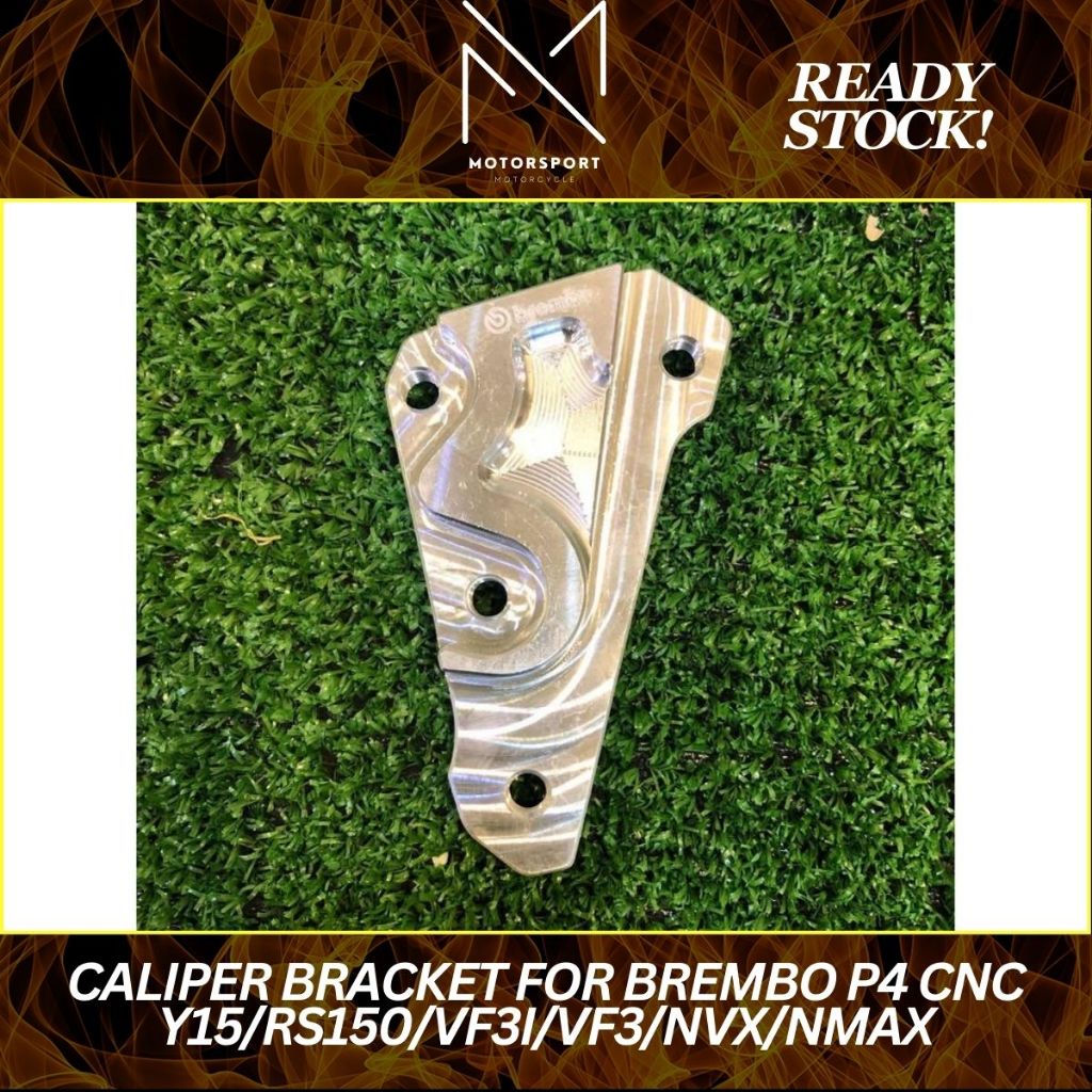 CALIPER BRACKET FOR BREMBO P4 CNC Y15/RS150/VF3I/VF3/NVX/NMAX | Shopee ...
