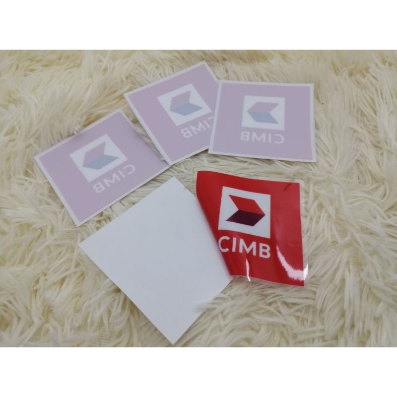 stiker kereta CIMB sotong | Shopee Malaysia