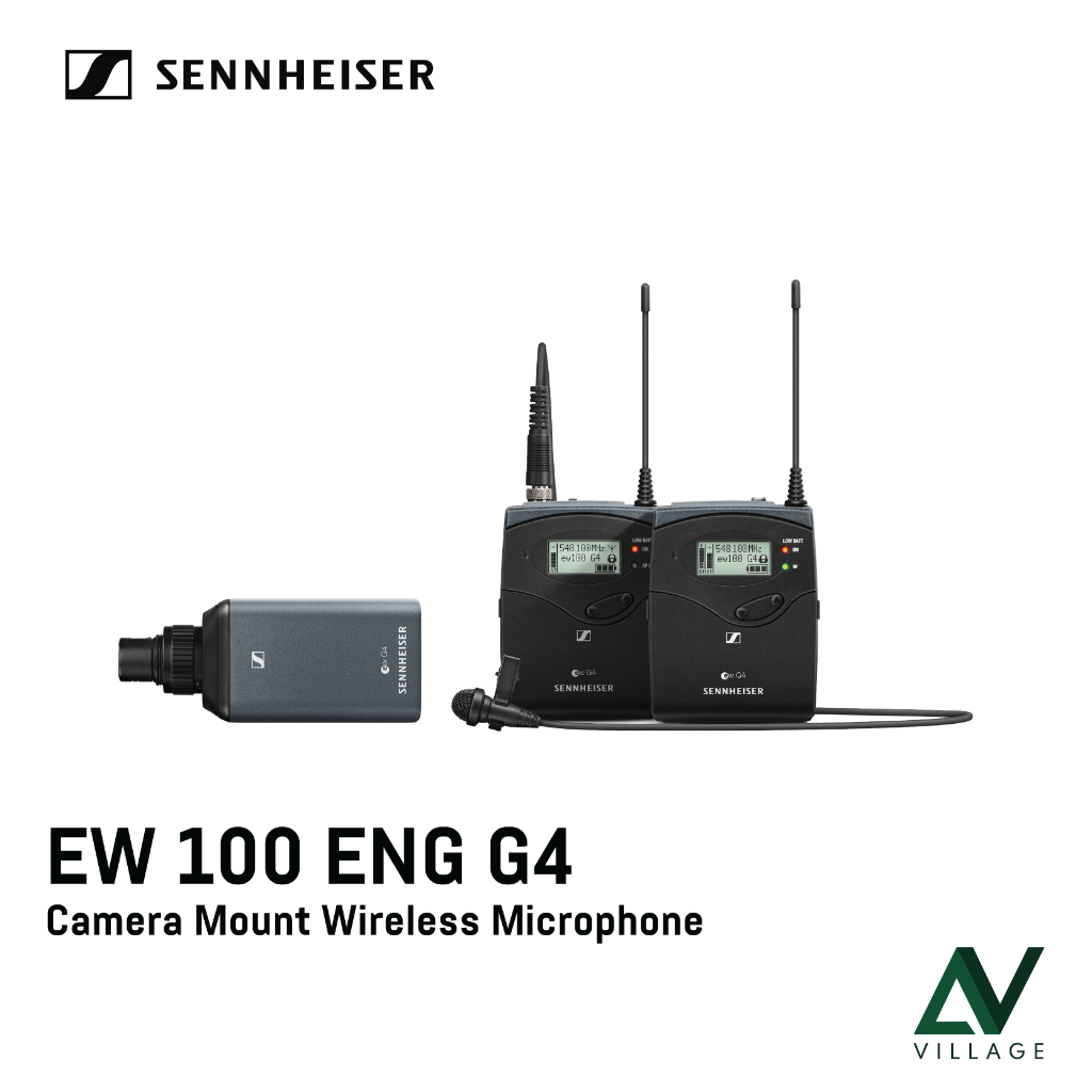Sennheiser Camera-Mount Wireless Combo Microphone System EW 100 ENG G4 | Shopee Malaysia