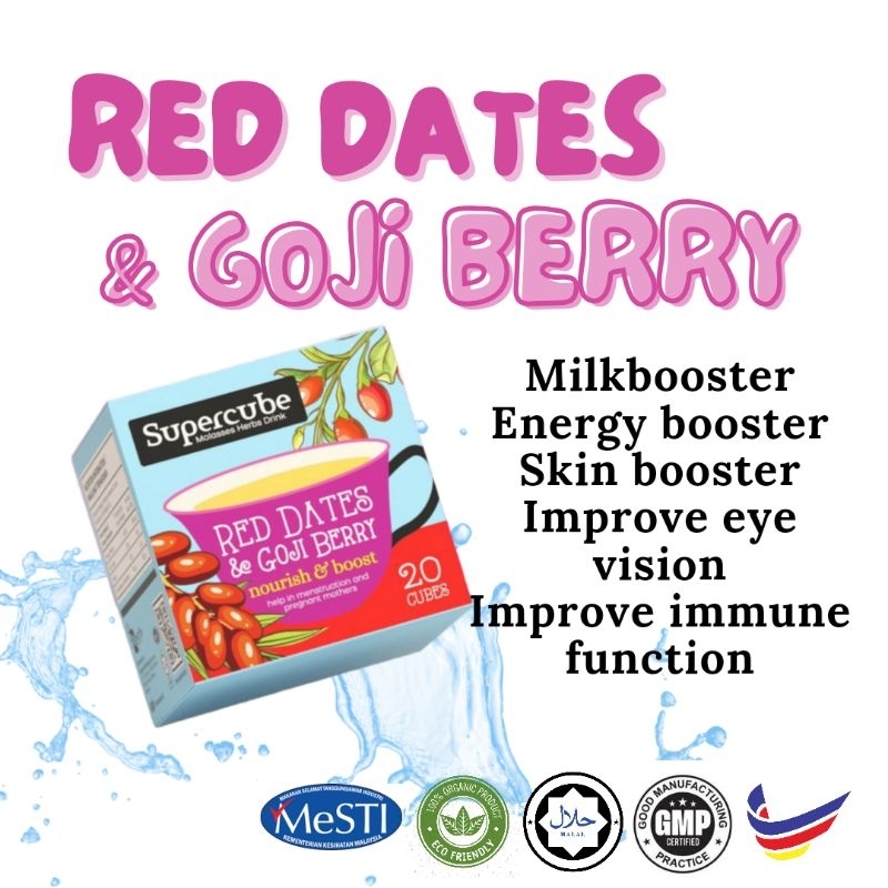 [ORIGINAL] RED DATES AND GOJI BERRY SUPERCUBE | Shopee Malaysia