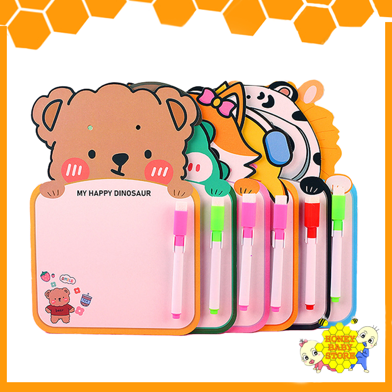 Children's Cute Erasable Whiteboard Cartoon Small Drawing Board ...