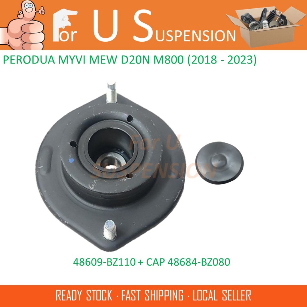 1 PIECE FRONT ABSORBER MOUNTING + CAP - 48609-BZ060 PERODUA MYVI NEW ...