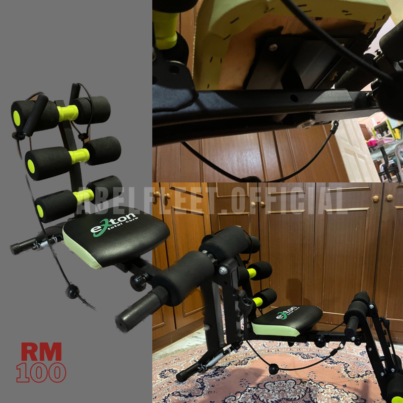 Gym Exercise Workout Core Fitness Machine Six Pax [Preloved] | Shopee ...