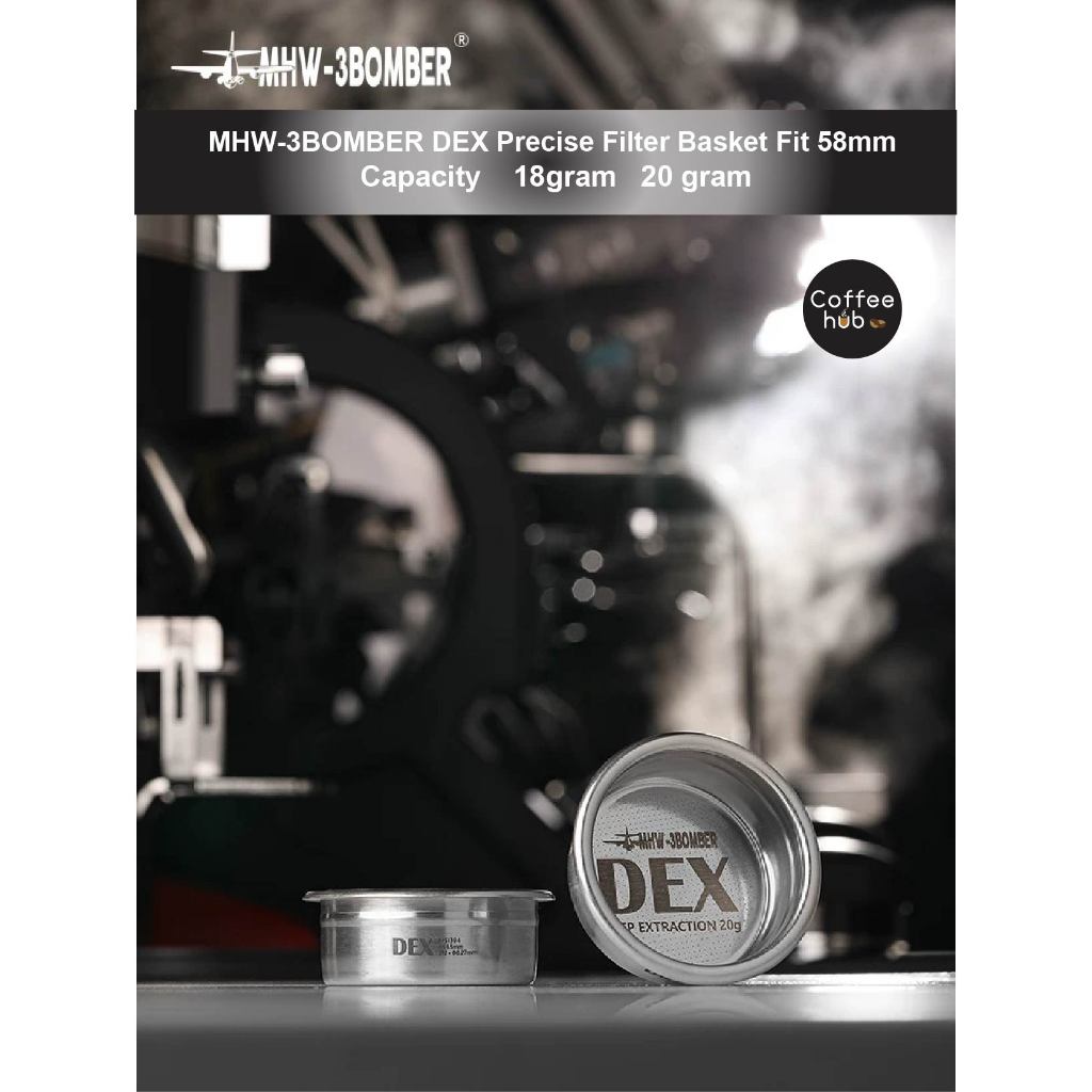 (Ready Stock)MHW-3Bomber DEX precise filter basket Stainless Steel ...