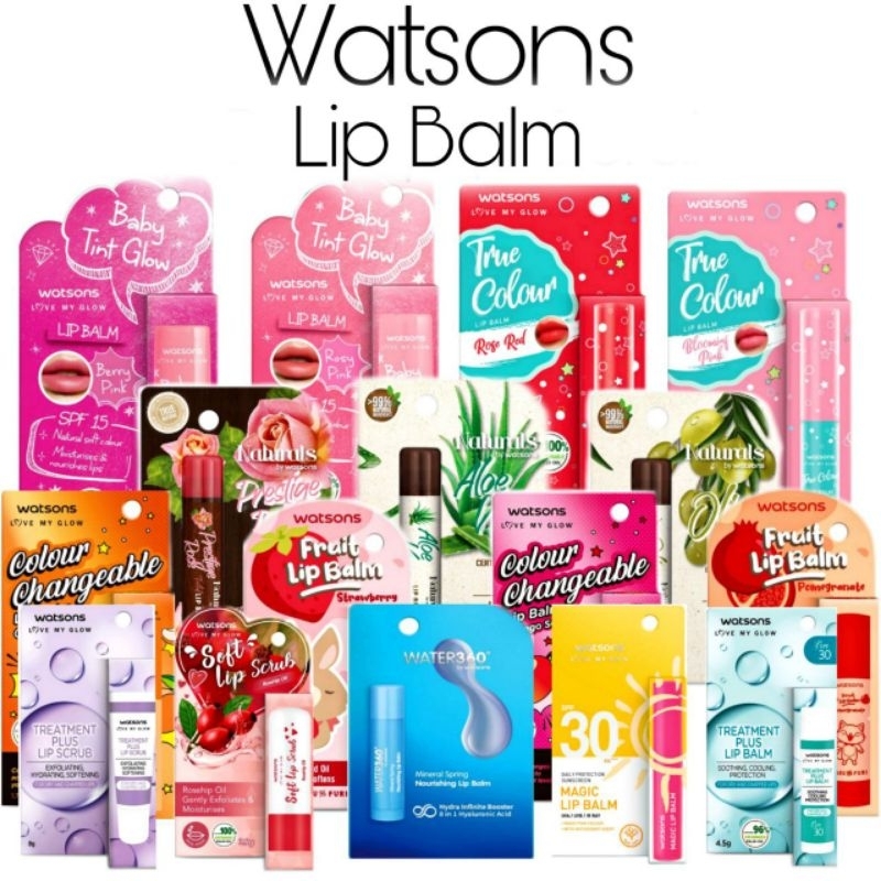Watson Lip Balm | Pelembab Bibir Watsons Lipbam | Shopee Malaysia