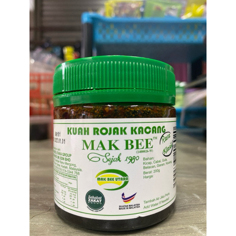 200 gram Kuah Rojak Kacang MAK BEE original Kedah | Shopee Malaysia