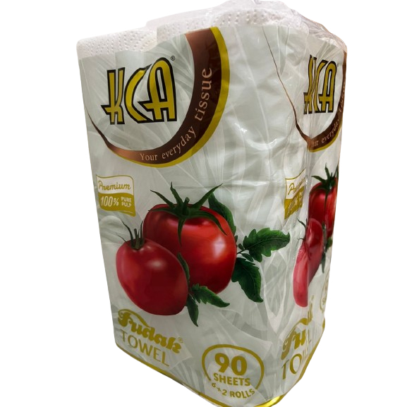 KCA Tomato Kitchen Towel / Tissue Kitchen / 🔥[ 8 Rolls X 90 Sheets X 2PLY ]🔥 | Shopee Malaysia