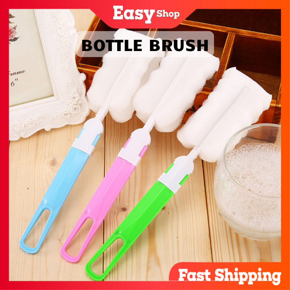 Plastic Bottle Cup Sponge Brush Nipple Removable Wash Multipurpose ...