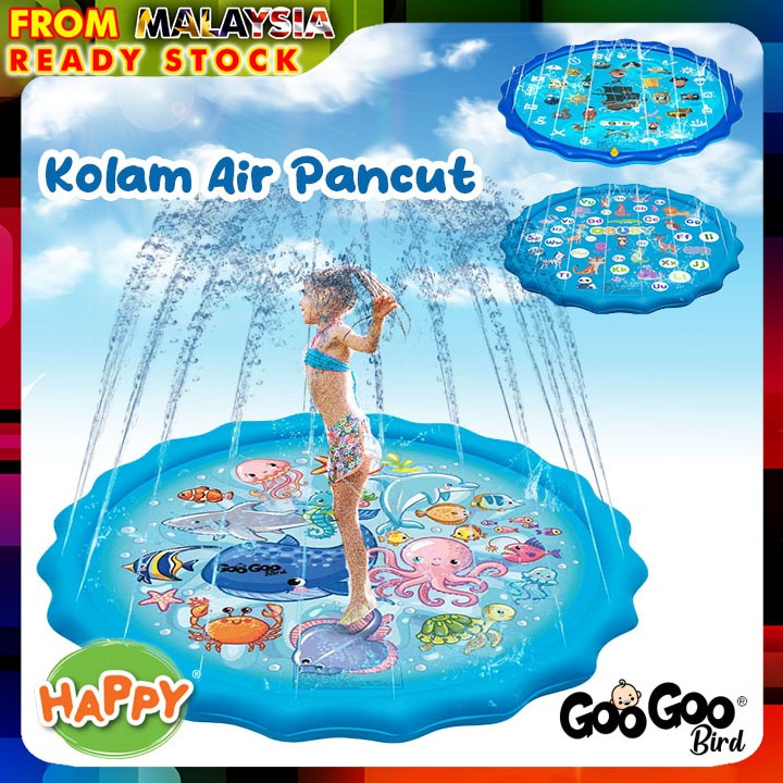 SL GOOGOOBIRD 3 Sizes Fountain Pad Sprinkler for Indoor Outdoor ...