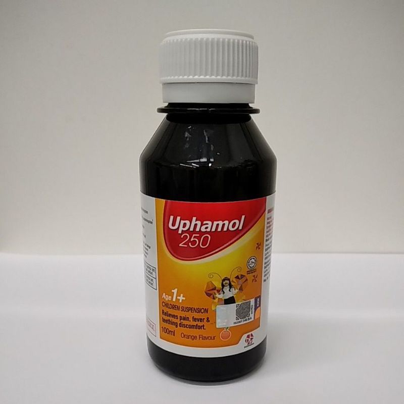 [Paracetamol] Uphamol 250mg/5mL Orange Flavour Suspension 100mL ...