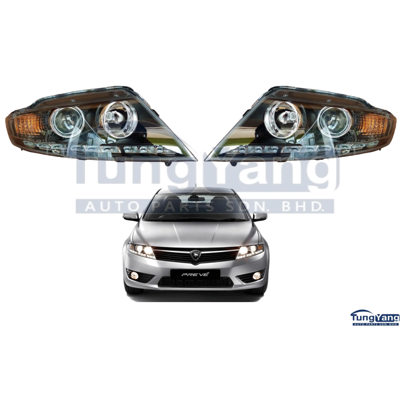 PROTON PREVE HEAD LAMP (5 PIN) (DEPO) / LAMPU BESAR PROTON PREVE (5 PIN ...
