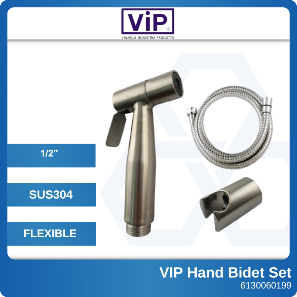 VIP SUS304 Bidet Spray Set Toilet Hand Bidet Spray Flexible Hose Bidet ...
