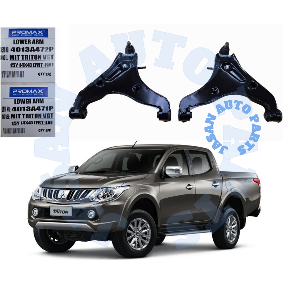 LOWER ARM MITSUBISHI TRITON VGT (2015) 4X4 WITH BALL JOINT | Shopee ...