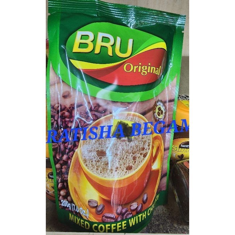 Bru Original Rich Aromatic Coffee 200g Readystock | Shopee Malaysia