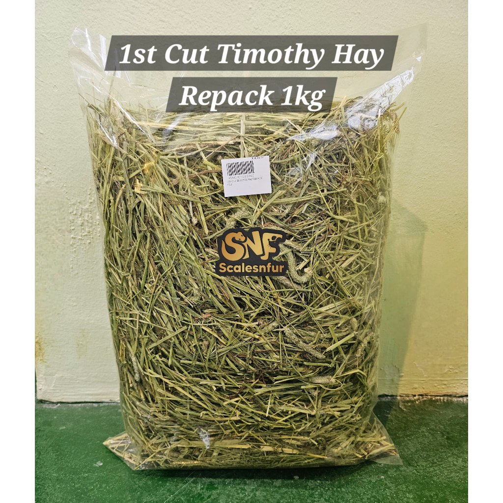 Premium 1st Cut Timothy Hay Repack 1kg / Rabbits / Guinea Pigs ...