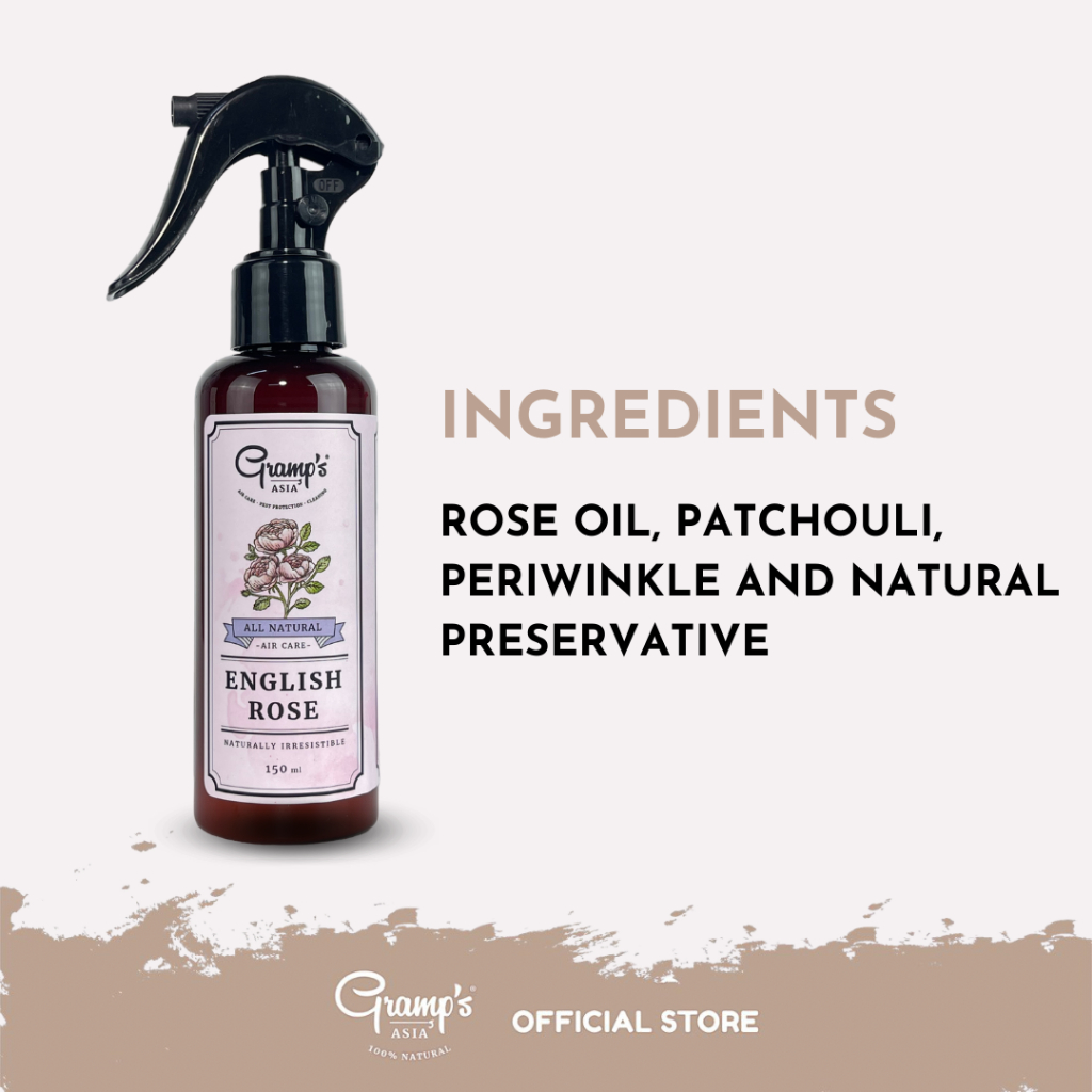 Gramp's Asia English Rose All Natural Ingredients (150ml) | Shopee Malaysia