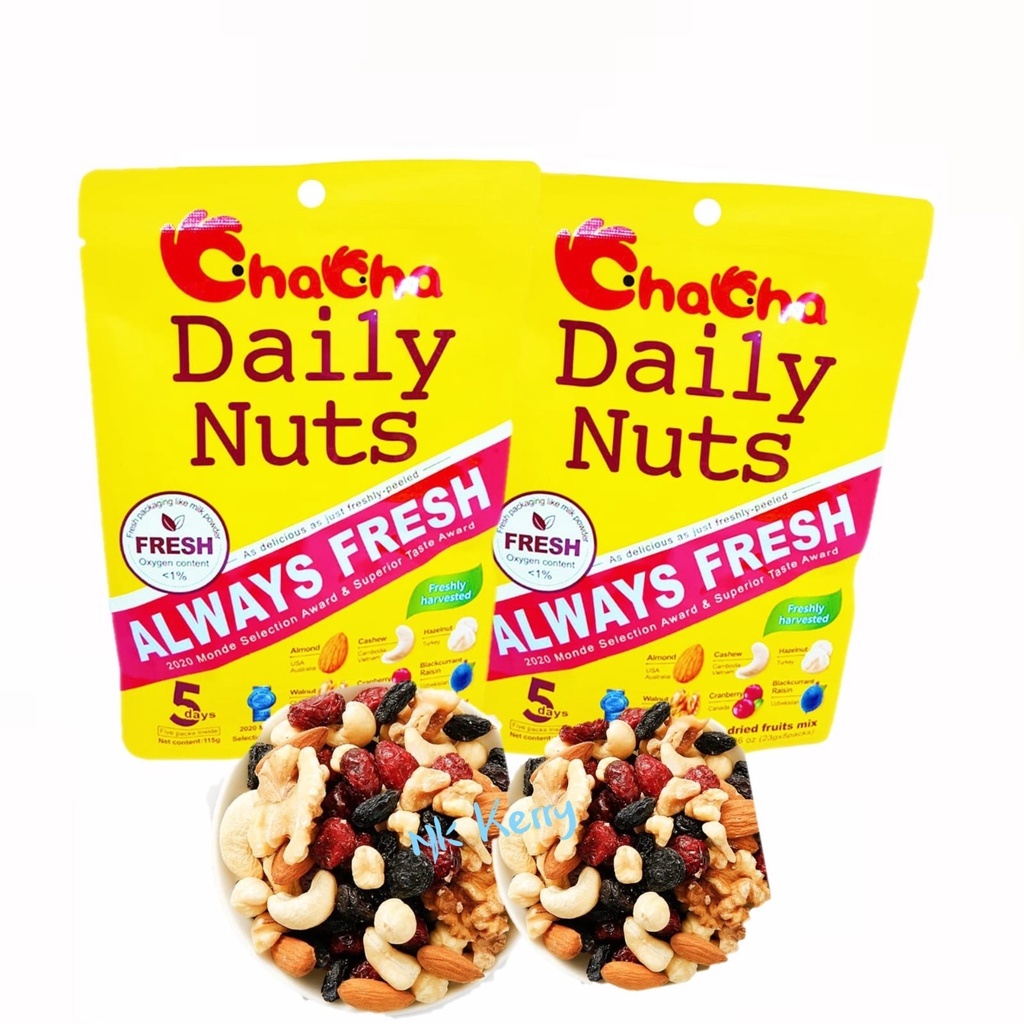 [ALWAYS FRESH] CHACHA HEALTHY DAILY NUTS (23G X 5PKT) KACANG CHACHEER ...