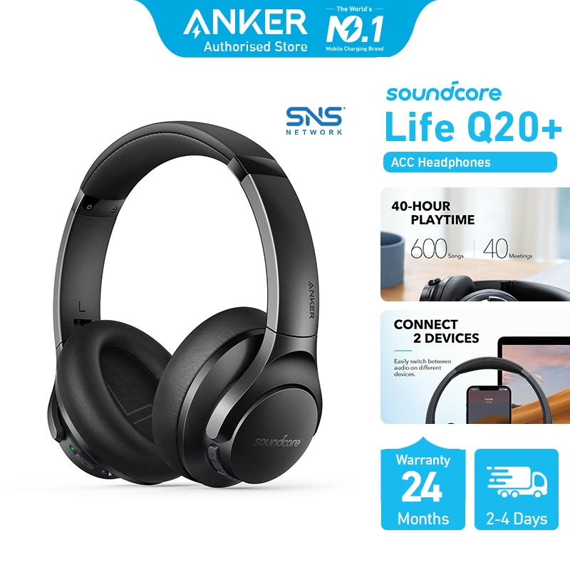 Anker Soundcore Life Q20+ Black Iteration Headset A3045 | Shopee Malaysia