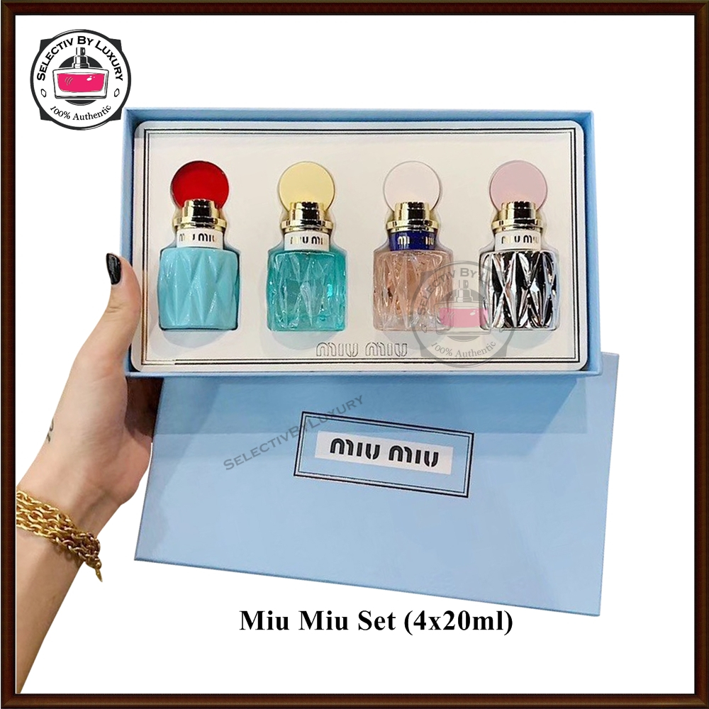 🔖💯 Best Of Miu Miu 4in1 Perfume Gift Set 4x20ml | Shopee Malaysia