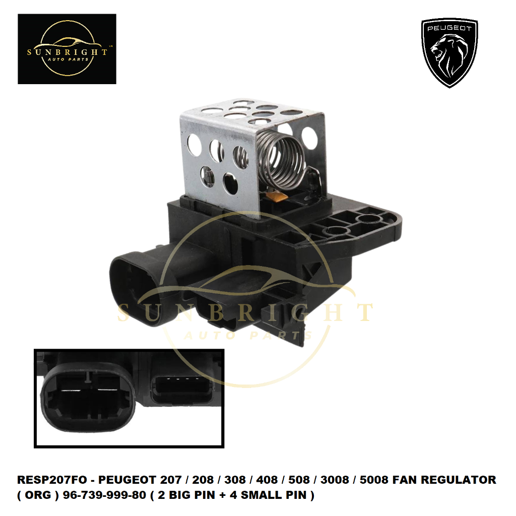 PEUGEOT 207 / 208 / 308 / 408 / 508 / 3008 / 5008 FAN REGULATOR ( ORG ...