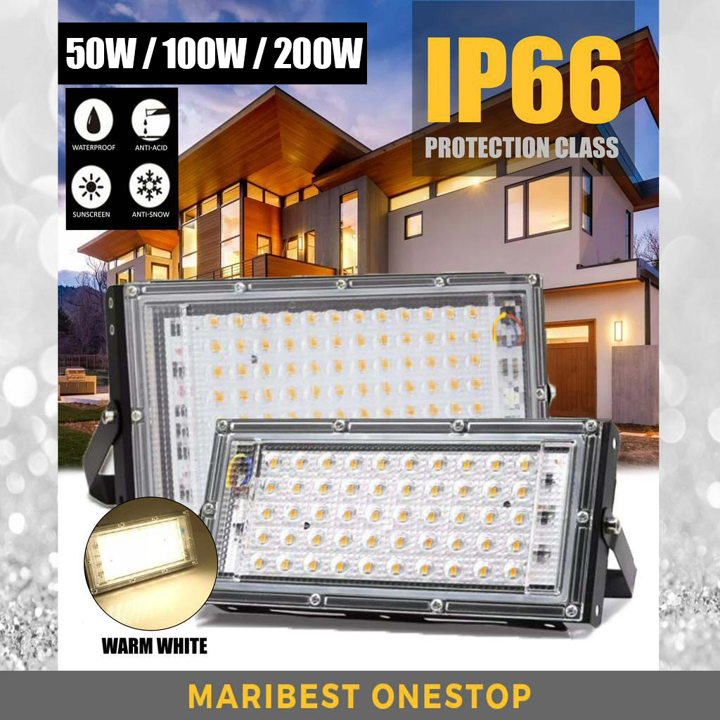 IP66 50W 100W 200W Warm White Light AC 220V Waterproof Landscape Dream ...