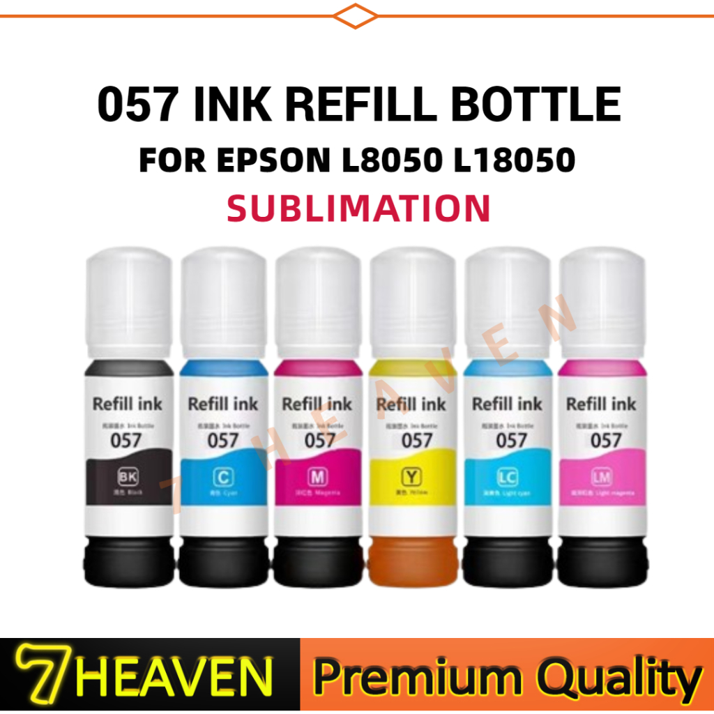 Compatible Epson 057 SUBLIMATION / PIGMENT Refill Ink Bottle for ...