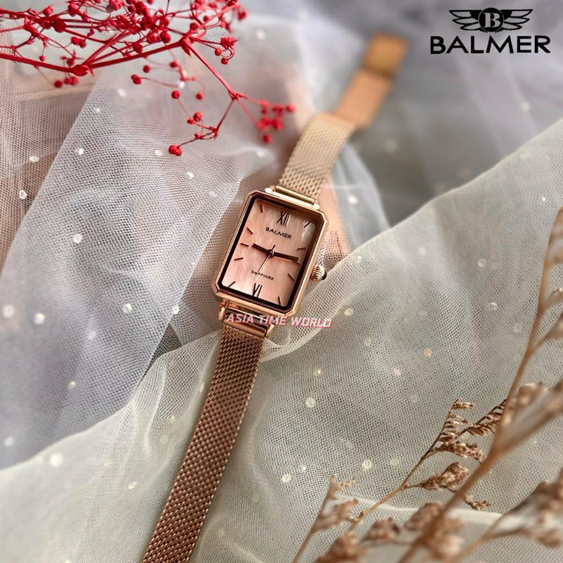 [Original] Balmer 8190L RG-12 Elegance Sapphire Women's Watch with Pink ...