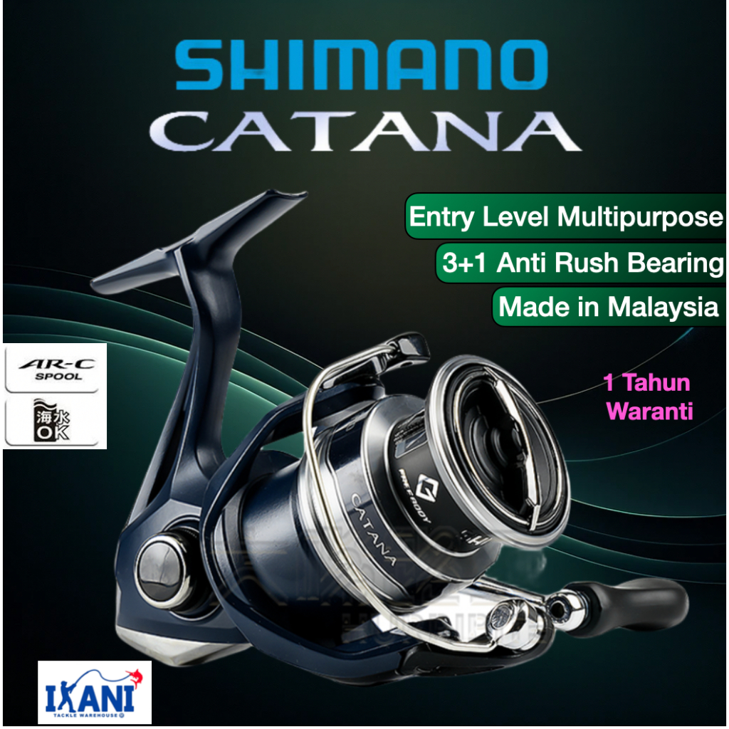 22 Shimano Catana Series Reel 100% Original Imported 1000/2500/C3000 ...