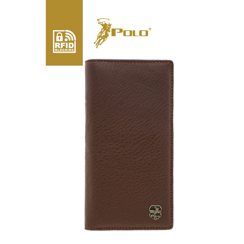 POLO Men's RFID Long Wallet for Man / Genuine Leather 1737-PL2231025 ...