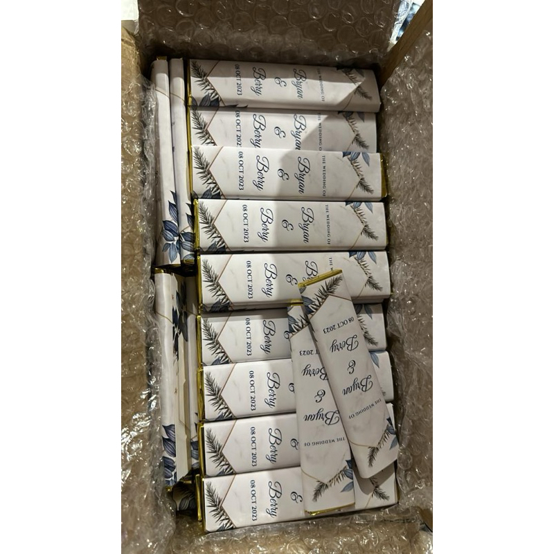 { Bundle 50pcs } coklat bar - Door gift kahwin murah hadiah kahwin ...