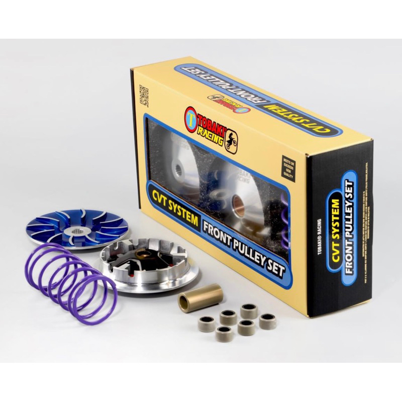 TOBAKI CVT SYSTEM REAR / FRONT PULLEY SET RACING CYCLONE SERIES ...